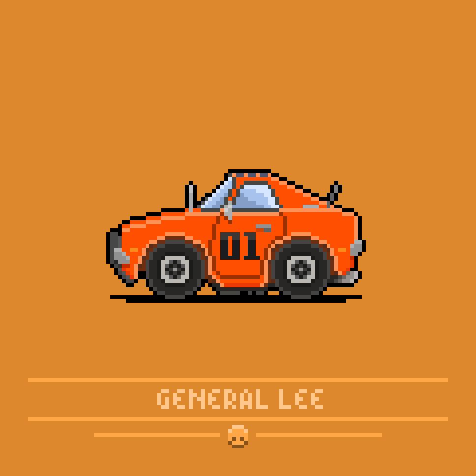 General Lee Dukes Of Hazzard Side View