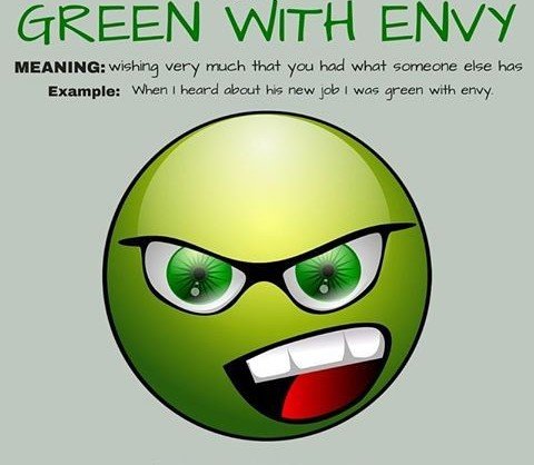 Green With Envy Emoticon