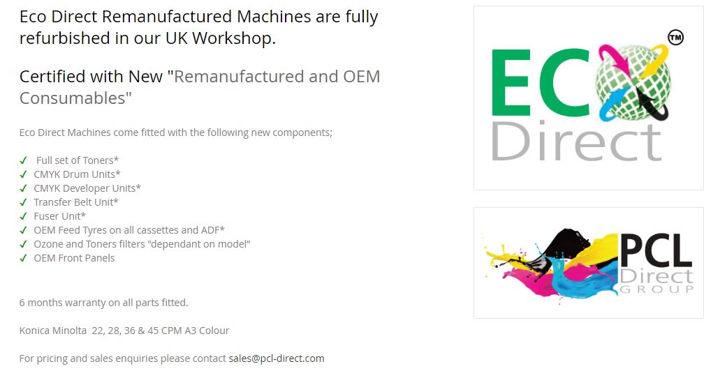 PCL Direct Group on Twitter: "Looking for a high quality refurbished machine? Look no further! # ...