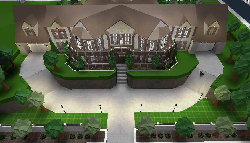 Rustic Mansion Bloxburg Haroldine On X: "Rustic Cottage Exterior