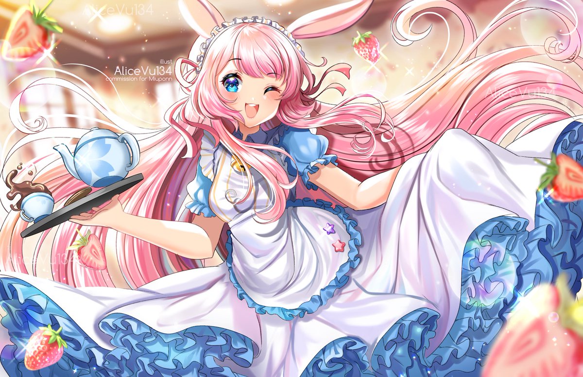 「Full BG commission for Miuponn WRYYYY!!」|Alice Vu ☁️ Vtuber Debut: TBA ...