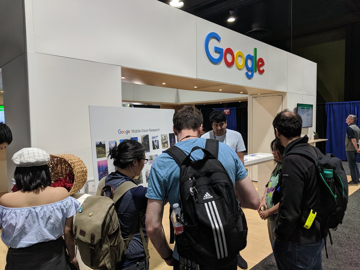 At 3:30 this afternoon, drop by the #CVPR2019 Google Booth to speak ...
