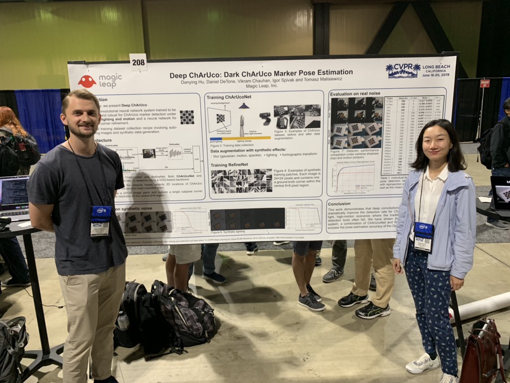 Tomasz Malisiewicz on Twitter: "Hey @ddetone, nice #CVPR2019 poster! https://t.co/G9hBDmTsjA ...