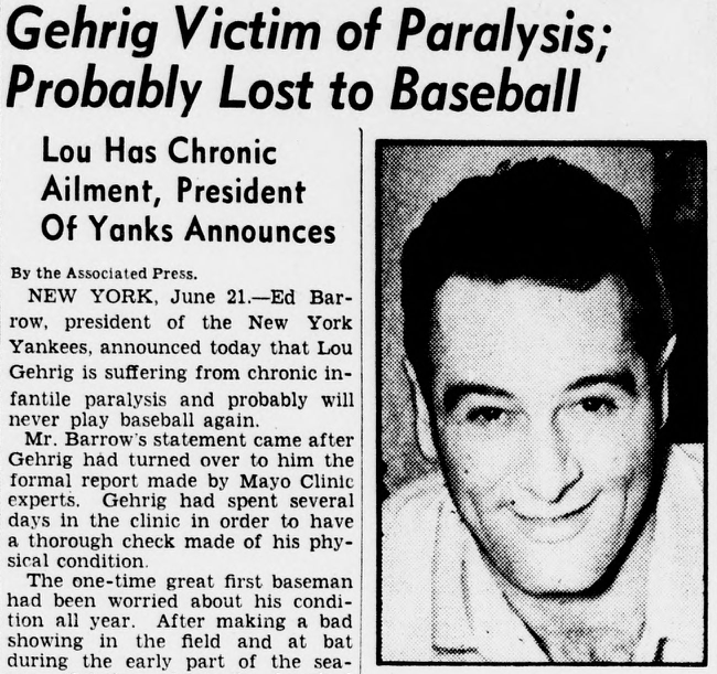 Lou Gehrig's Instagram, Twitter & Facebook on IDCrawl