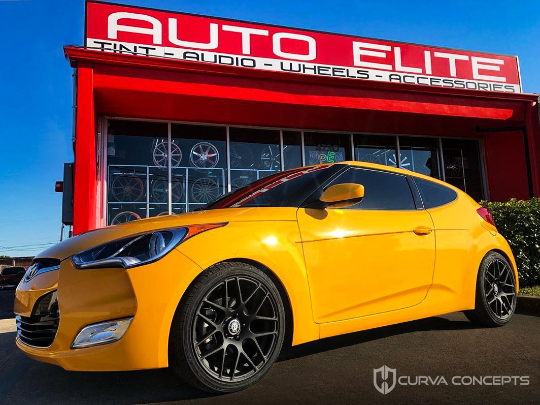 Hyundai Veloster Turbo Black Rims