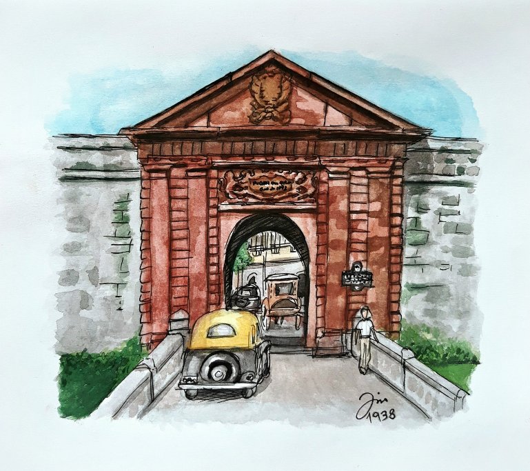 Intramuros Illustration