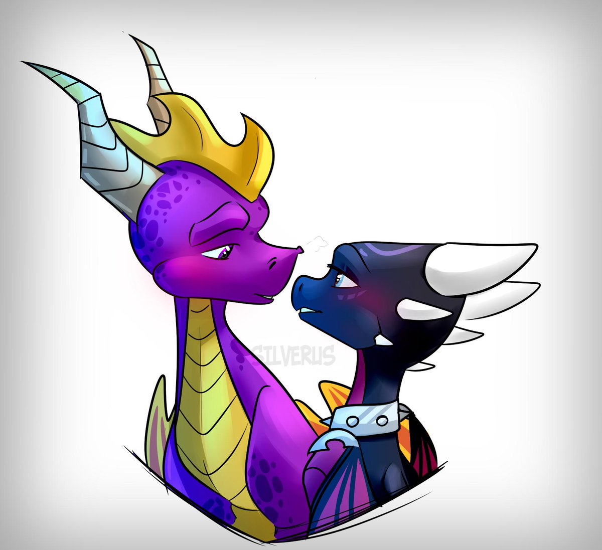 Spyro And Cynder Kiss