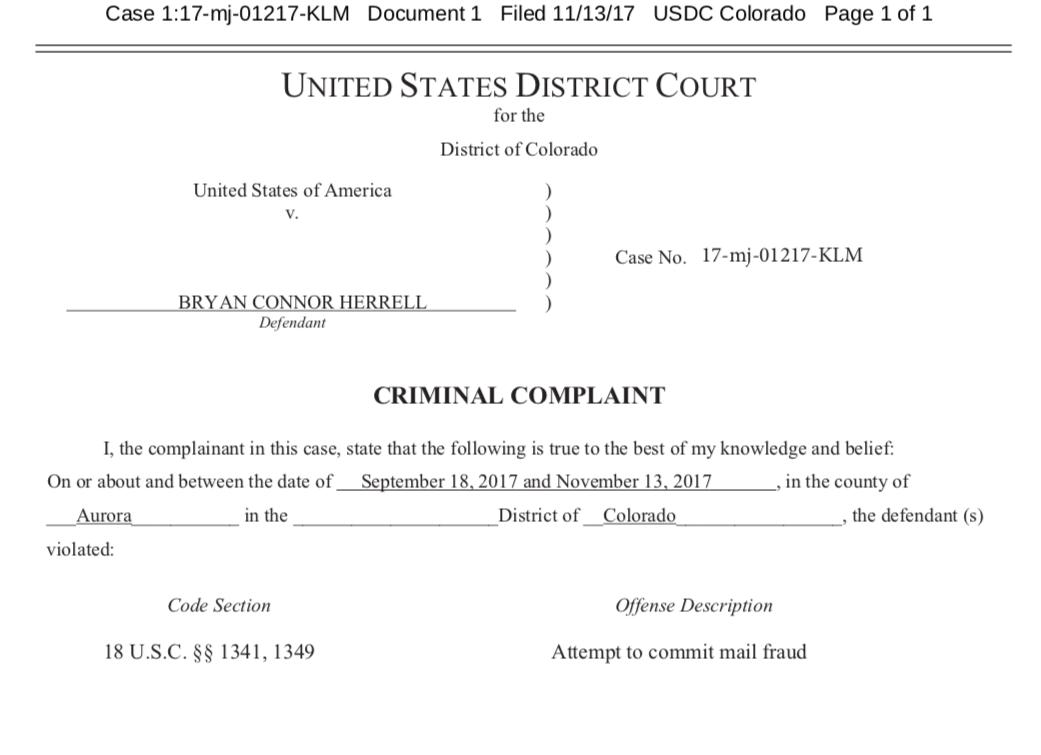 Thread by @ninaandtito: "It’s darkweb time. Colorado Man, Bryan Connor ...
