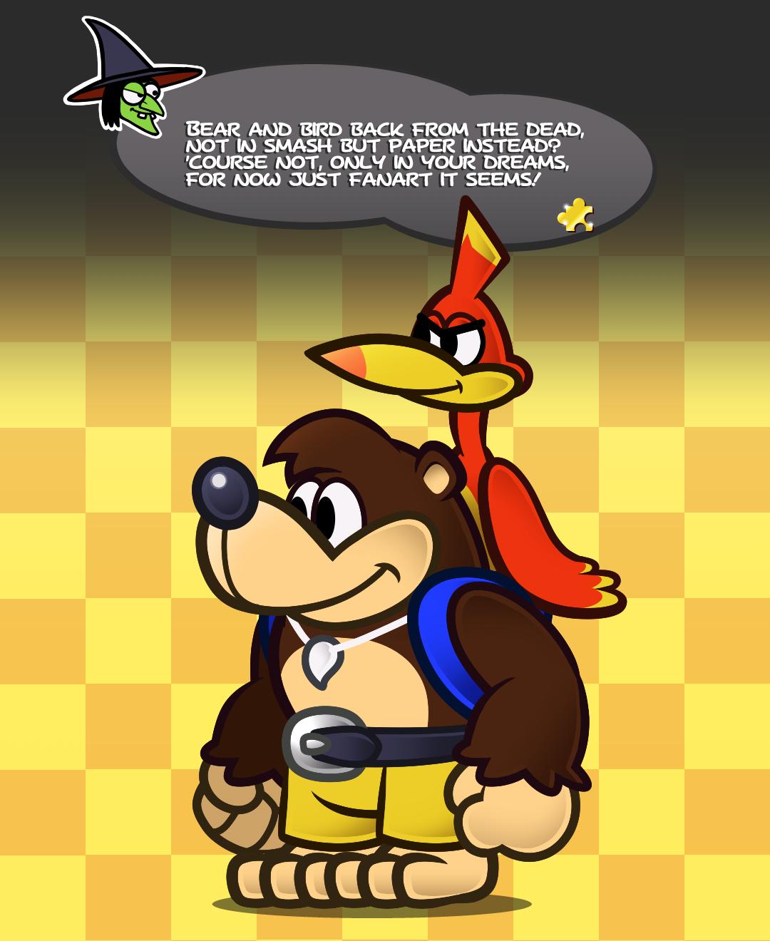 Banjo And Kazooie Super Mario
