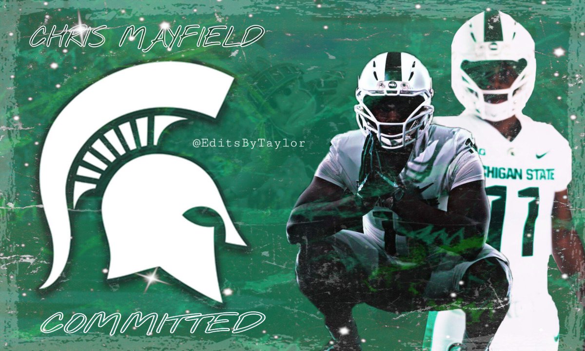2020 3* DE Chris Mayfield commits to Michigan State : r/CFB