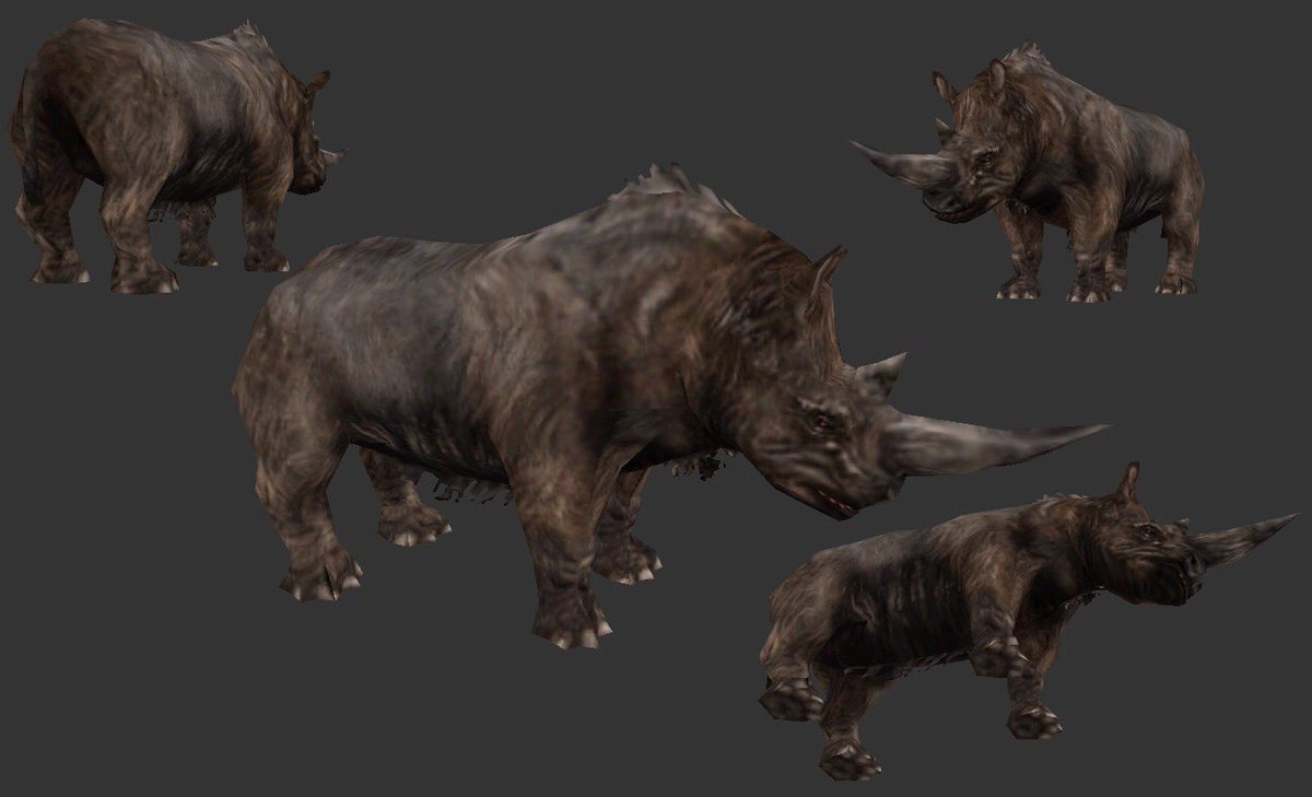 Carnivores Ice Age Brontotherium