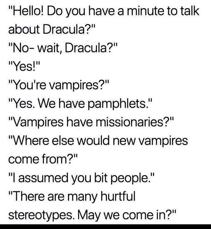 FARK.com: (12591186) If vampires were real, we would have already ...