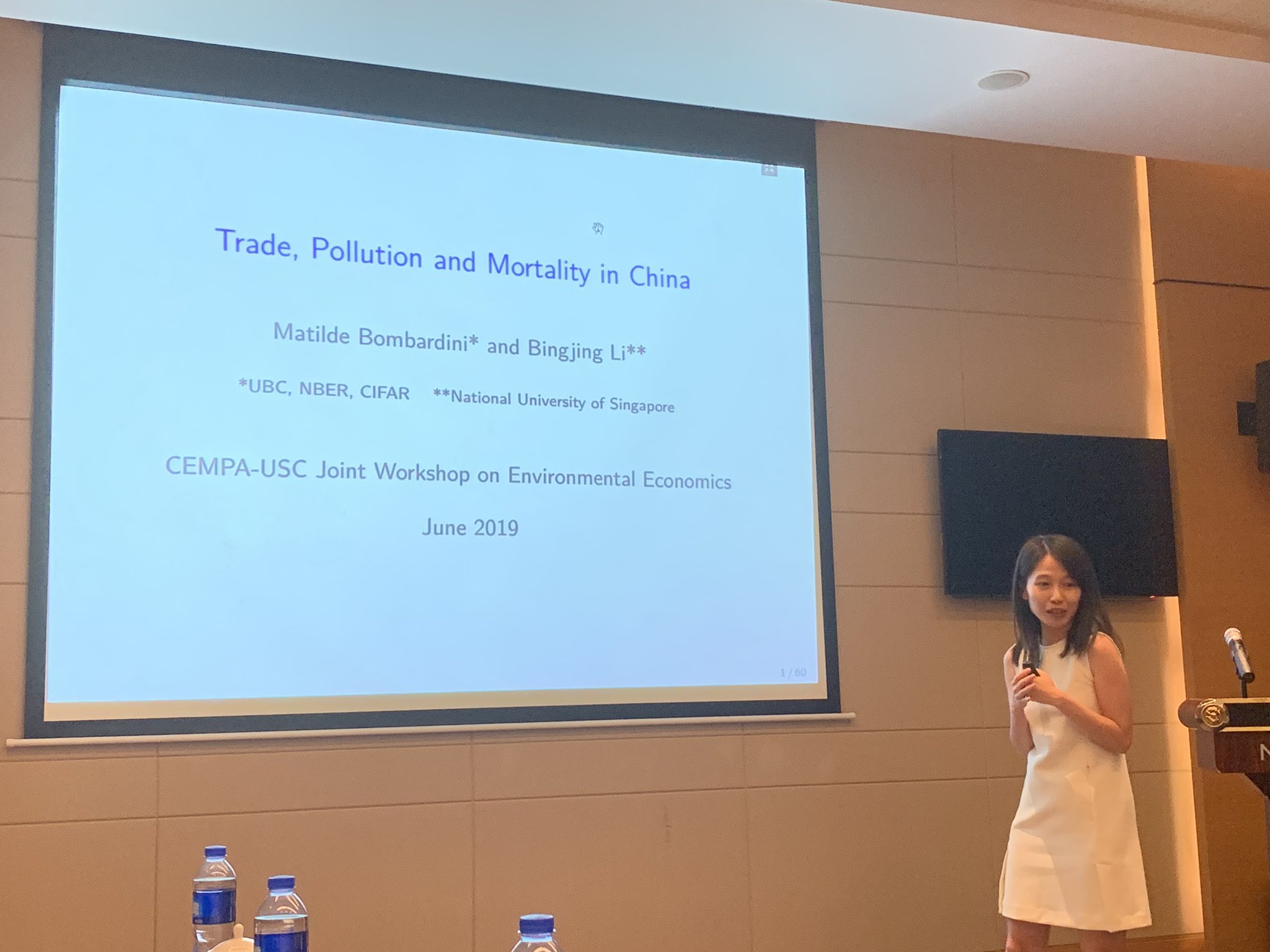 Antonio M. Bento on Twitter: "Bingjing Li from NUS presents: “trade, pollution and mortality in ...