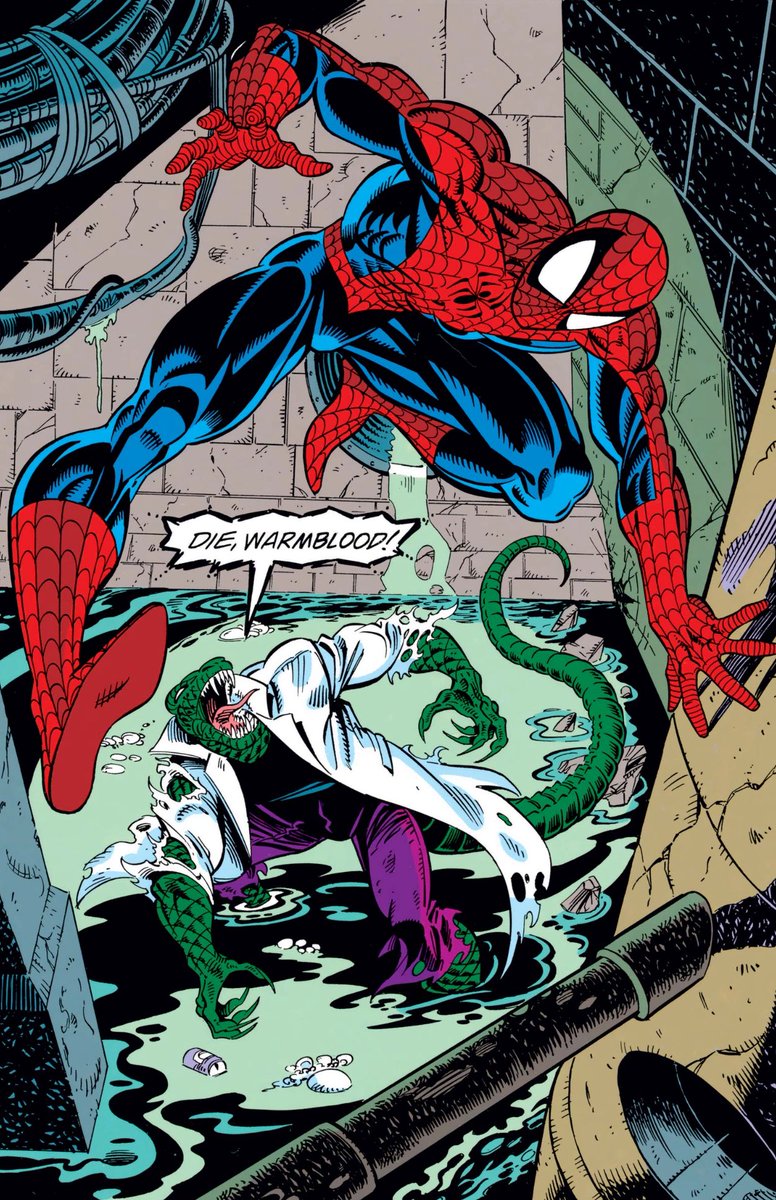 Spider-Man vs The Lizard by Mark Bagley & Randy Emberlin | Arte de ...