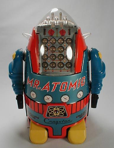 The Mr. Atomic Robot is a rare robot classic, introduced in the 1962 ...