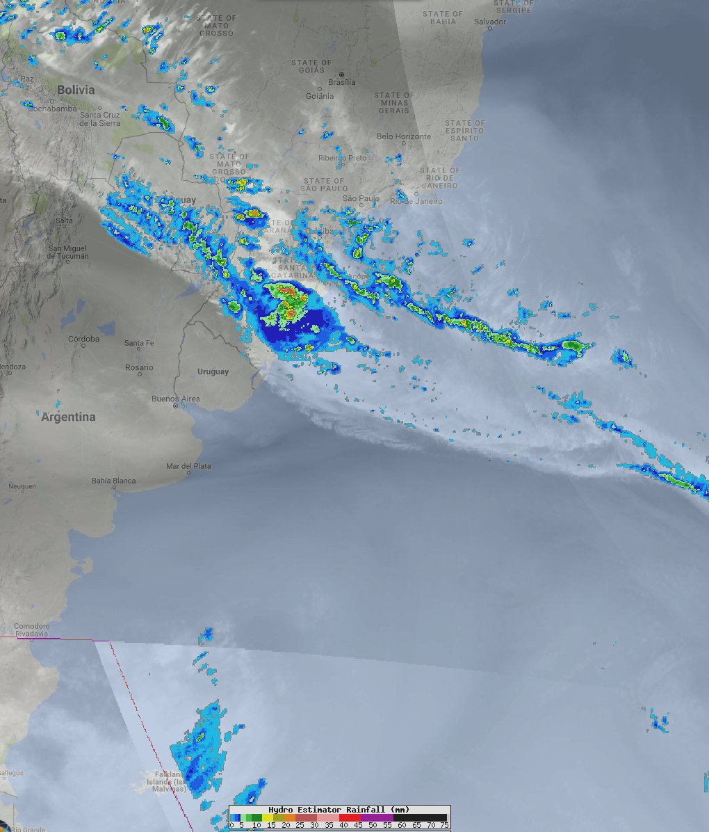 Rain And Storms Over Paraguay