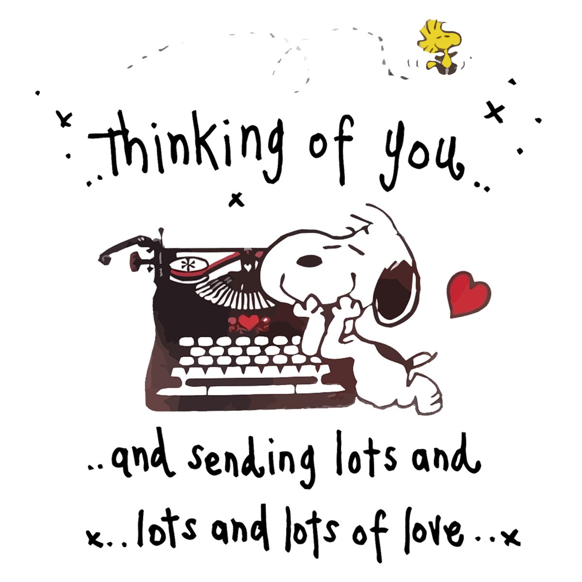 Snoopy Thinking Of You