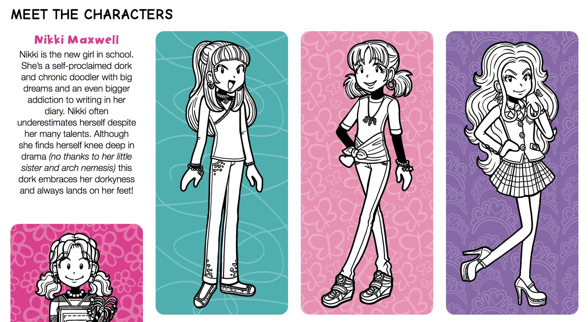 Dork Diaries Main Characters