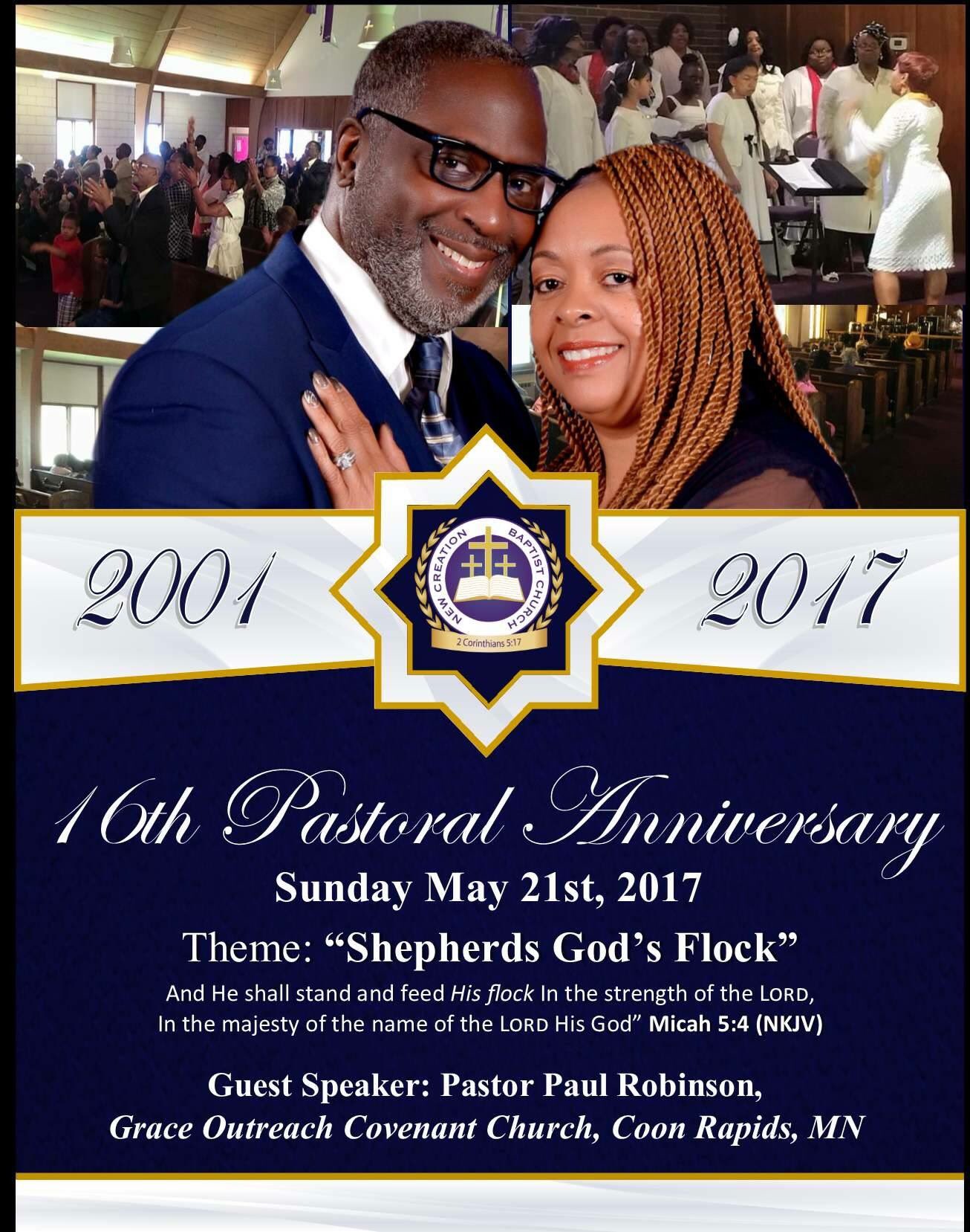 Pastor Anniversary Celebration Pastor Jermaine G. McCallum's 3rd