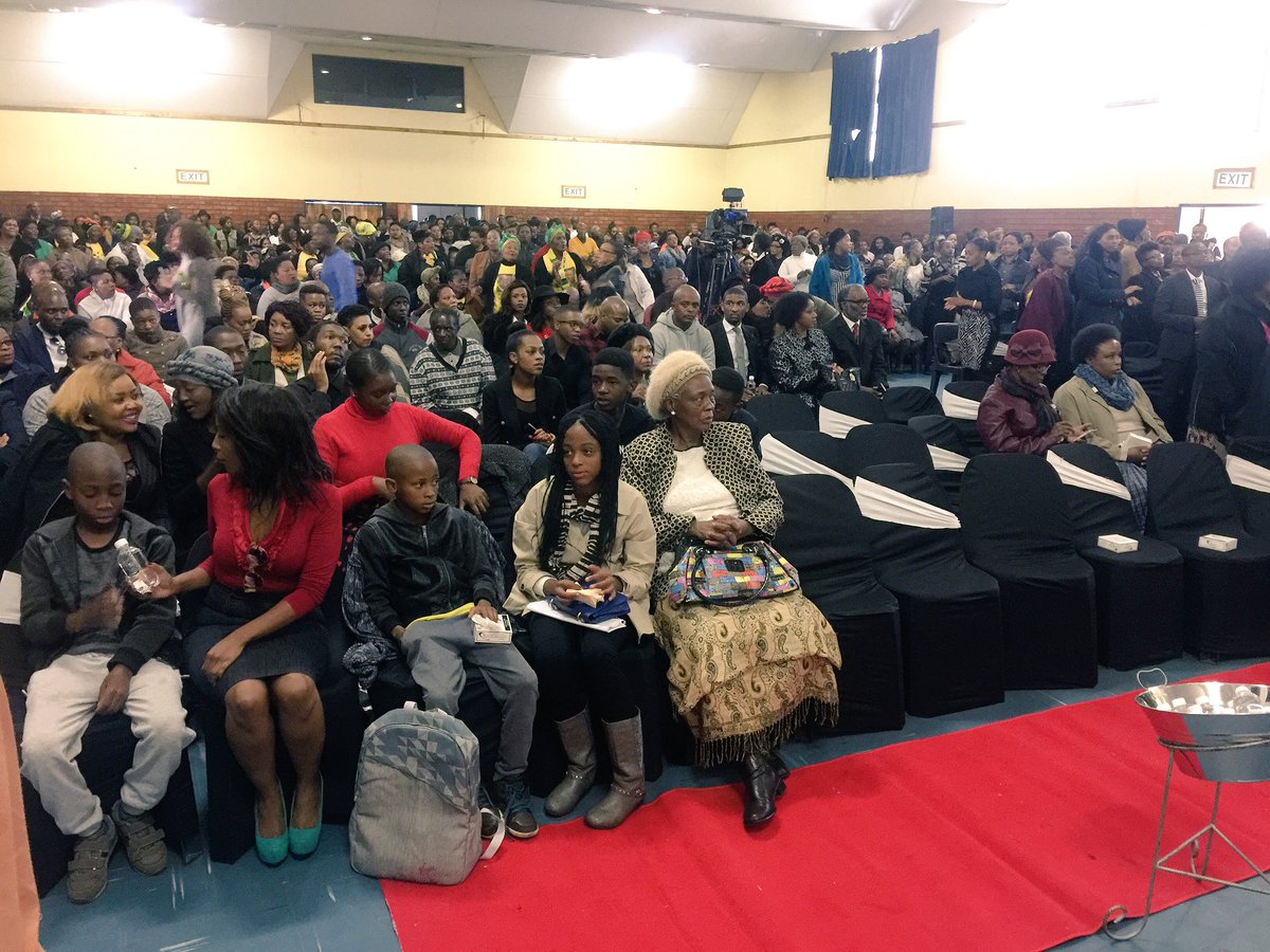 family and friends of the late karabo mokoena have gathered at the ...