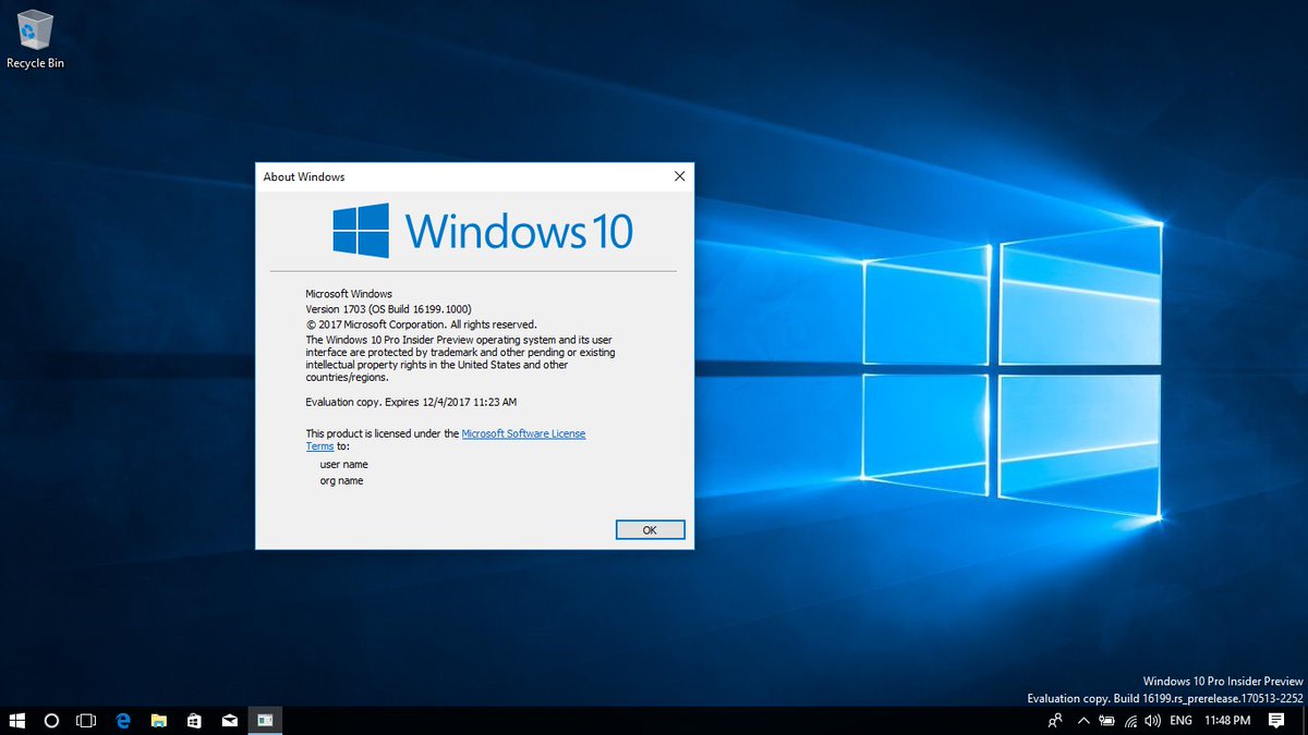 Windows 10 pro insider preview 16199 - racelaneta