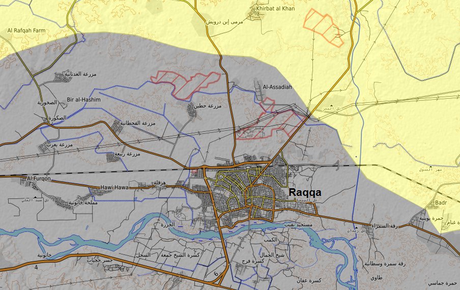 #Syria: The encirclement of #Raqqa City ! : r/ImagesOfSyria