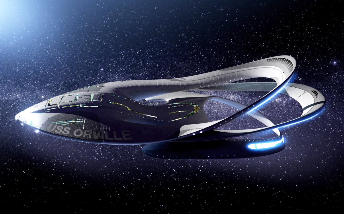 Looks like The Orville ship designer drew a little inspiration from ES1 ...