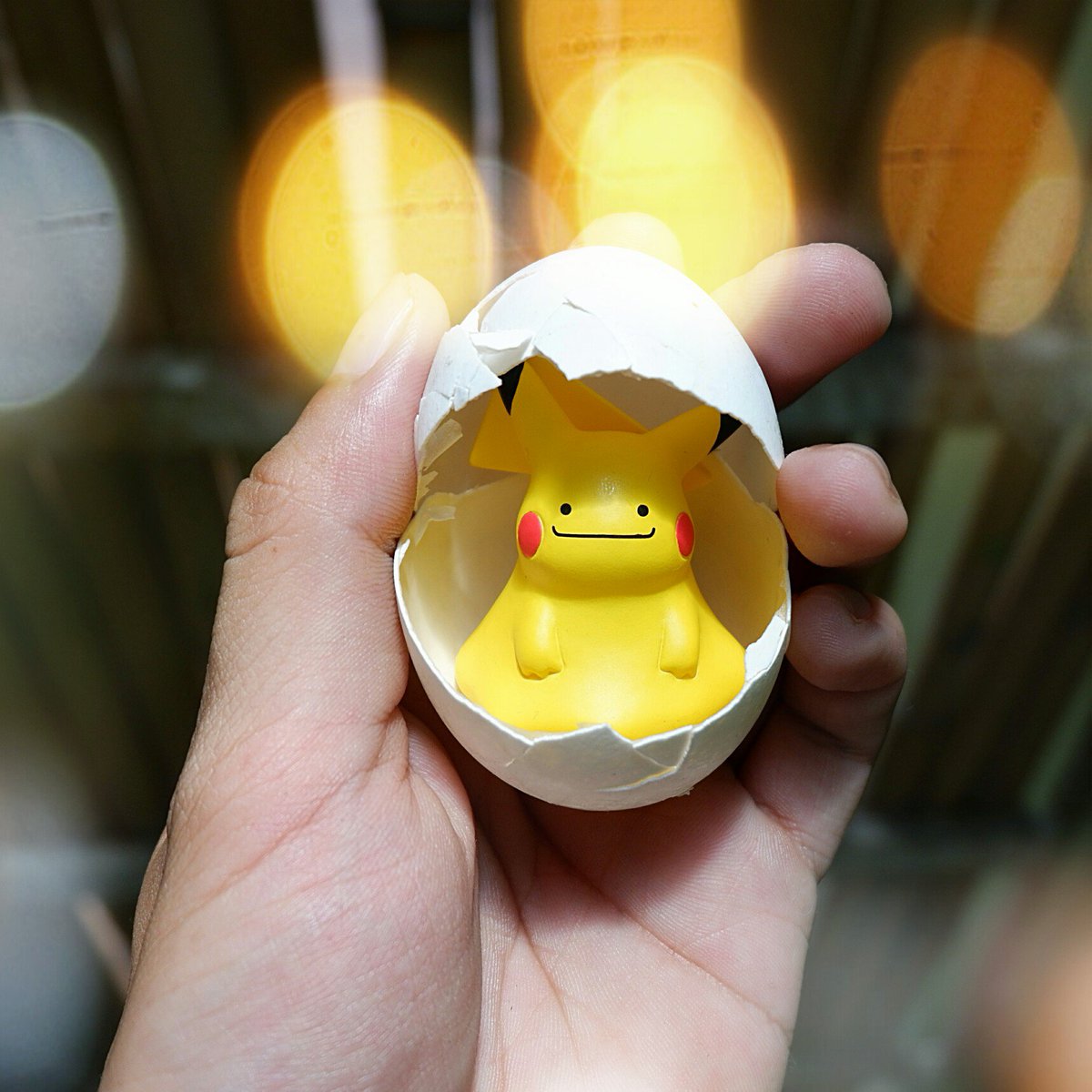Haha! RT viincephotos: Ditto Pikachu hatched in the egg! Hahaha ...