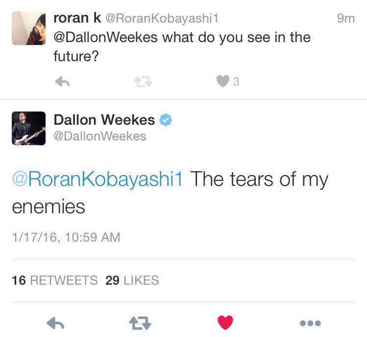 Dallon Weekes Quotes