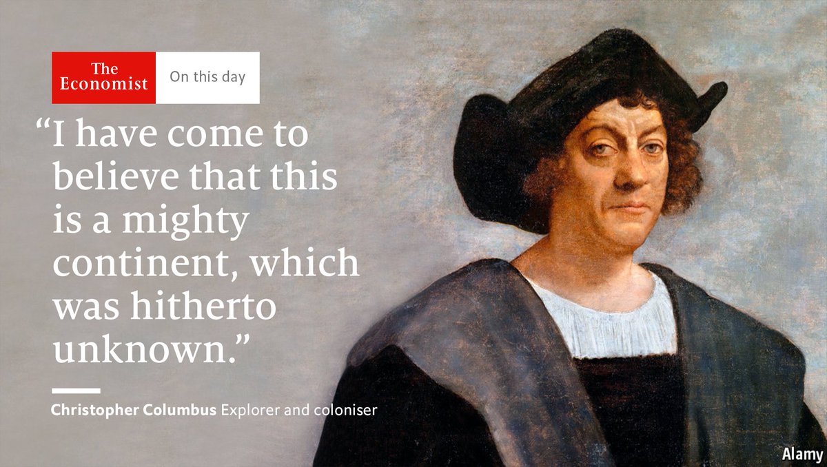 Italian explorer Christopher Columbus died OnThisDay 1506. Opposition ...