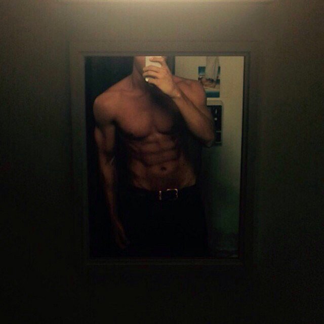 Guy Mirror Selfie No Face