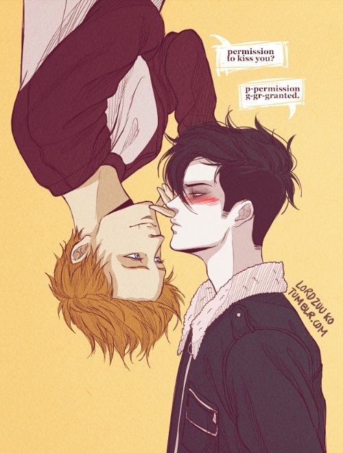 Nico Di Angelo And Percy Jackson Kissing