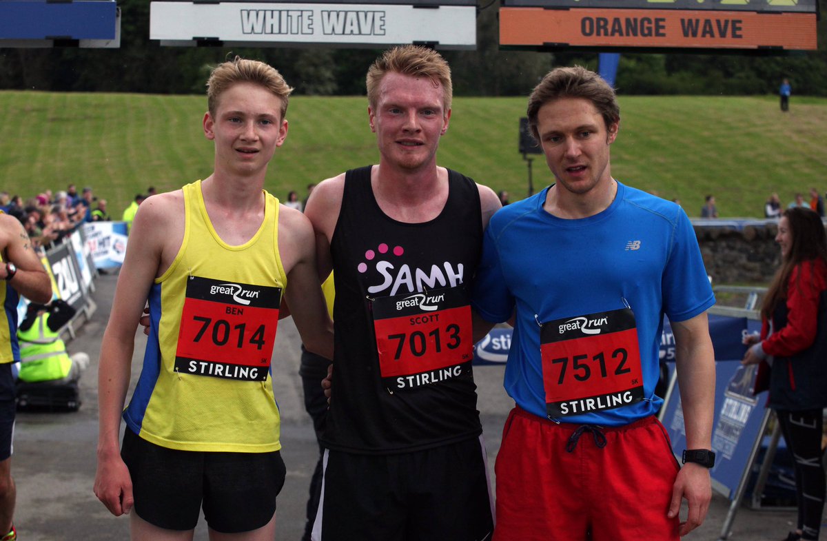 Great Stirling 5k Male Finishers 1. Scott MacDonald 15.38 2. Ben ...