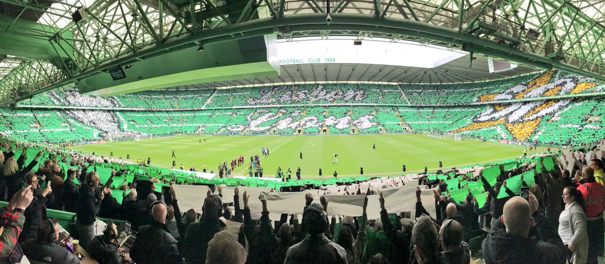 Celtic's amazing stadium display for the 50th anniversary of the lisbon ...