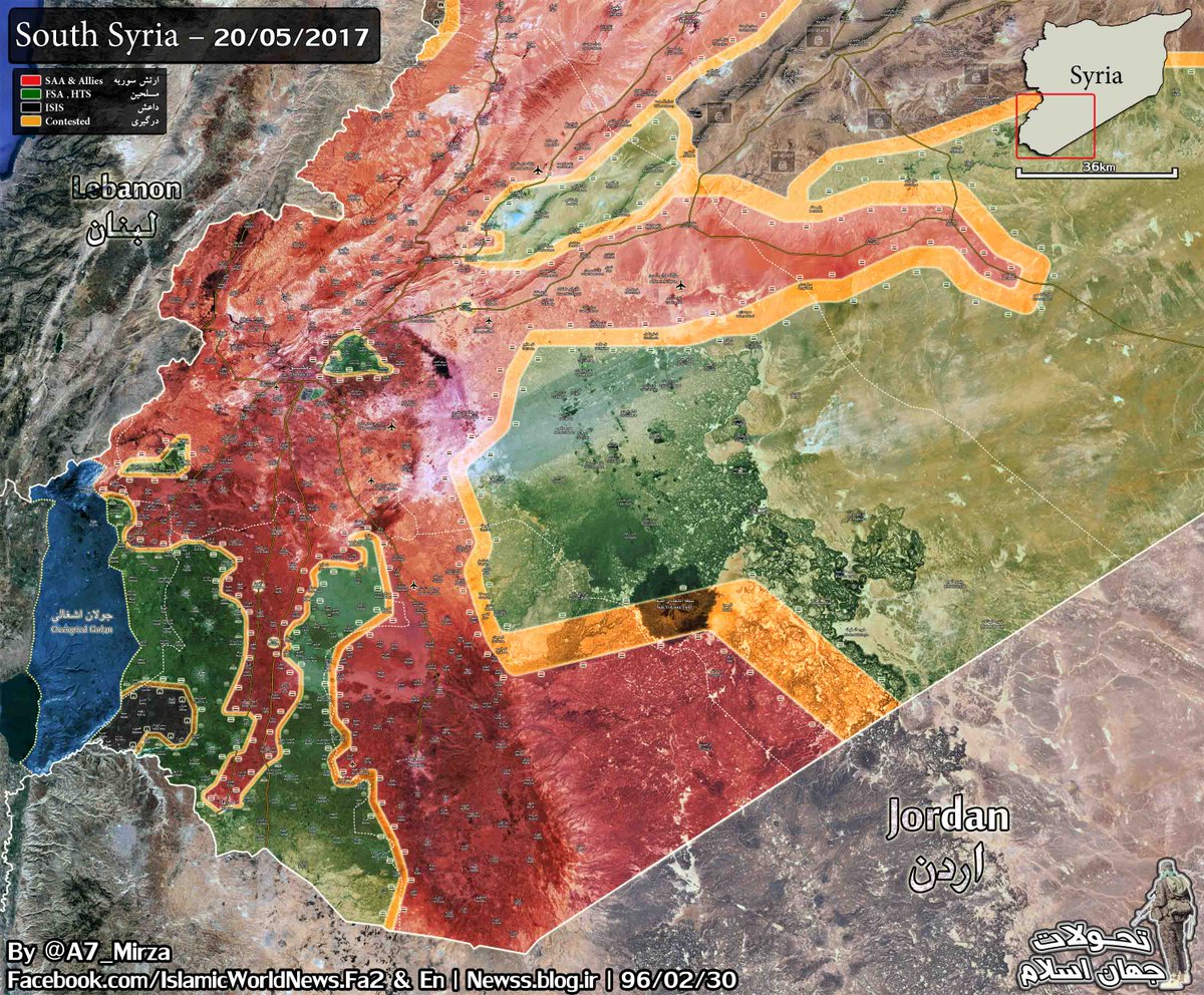 Syrian War Daily – 21st of May 2017 | Syrian War Daily