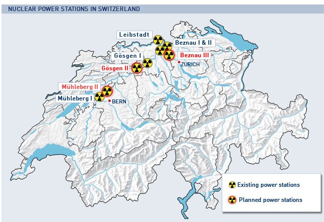 Nuclear Power Plants Map