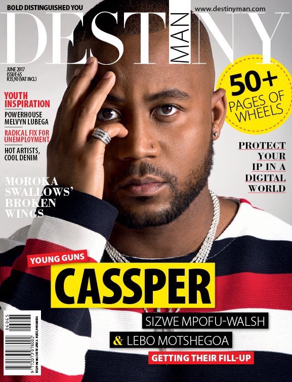 Pics! Bonang And Cassper Cover The Latest Issues Of Destiny Mag