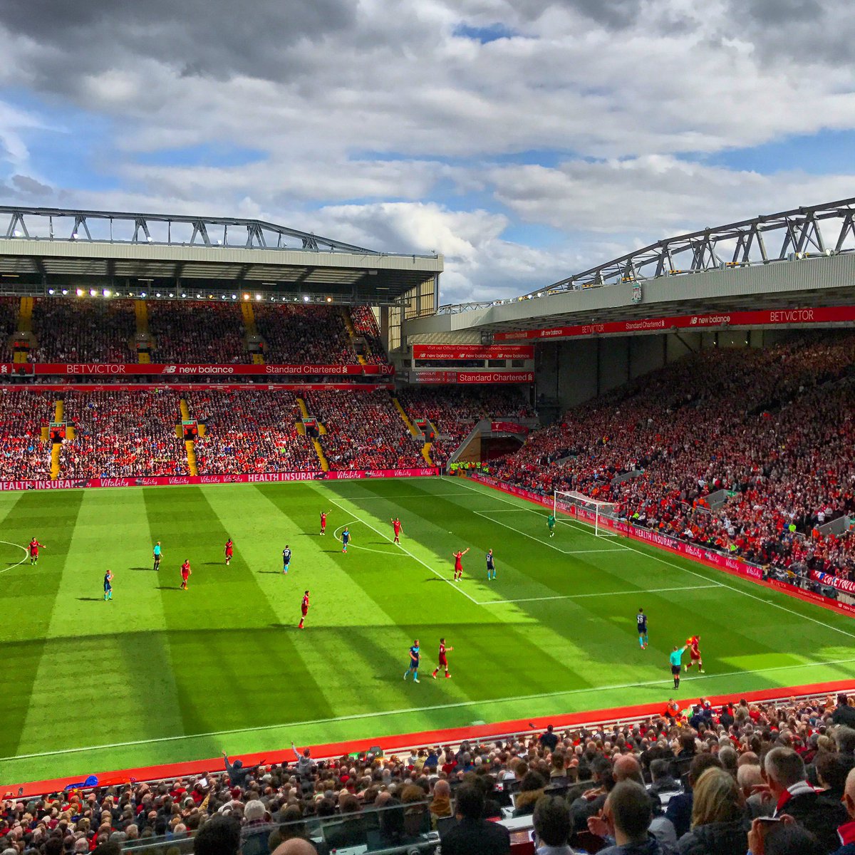Anfield in the sunshine. #lfc back in the champions league. - scoopnest.com