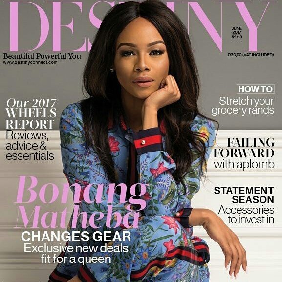 Pics! Bonang And Cassper Cover The Latest Issues Of Destiny Mag