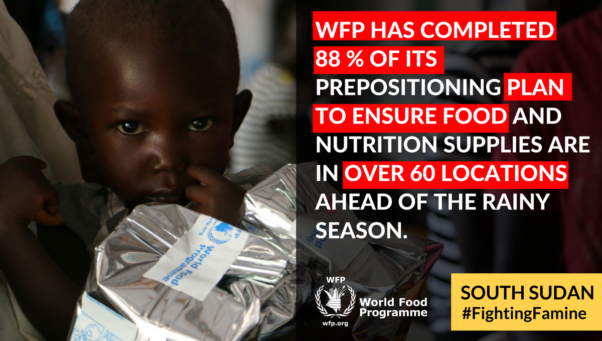 In South Sudan ?? 100K ppl are suffering from famine or famine-like ...