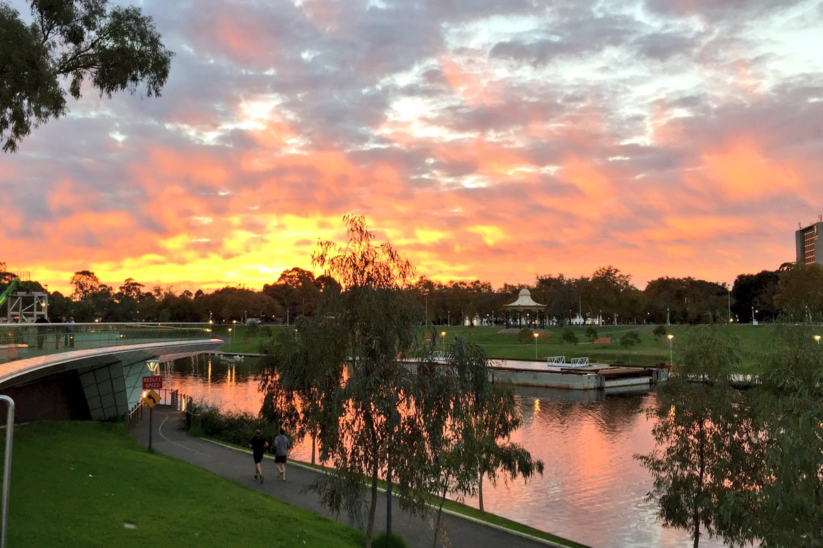 Good morning Adelaide! What a beautiful start to the day. sunrise ...