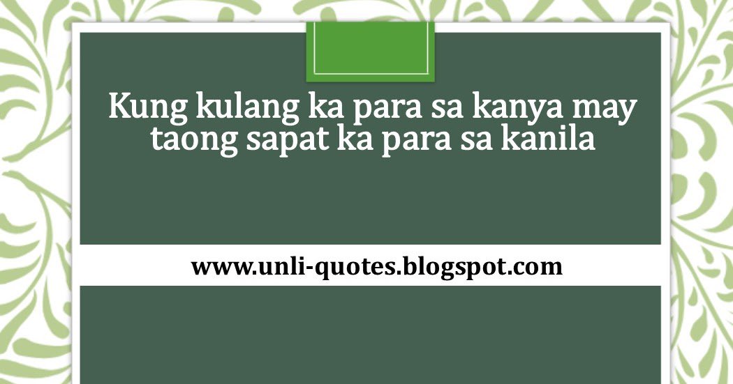 Patama Quotes Para Sa Mga Kabit