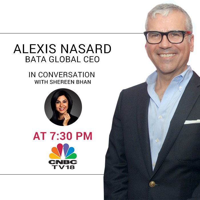 Catch Bata Global CEO Alexis Nasard in conversation with ShereenBhan ...