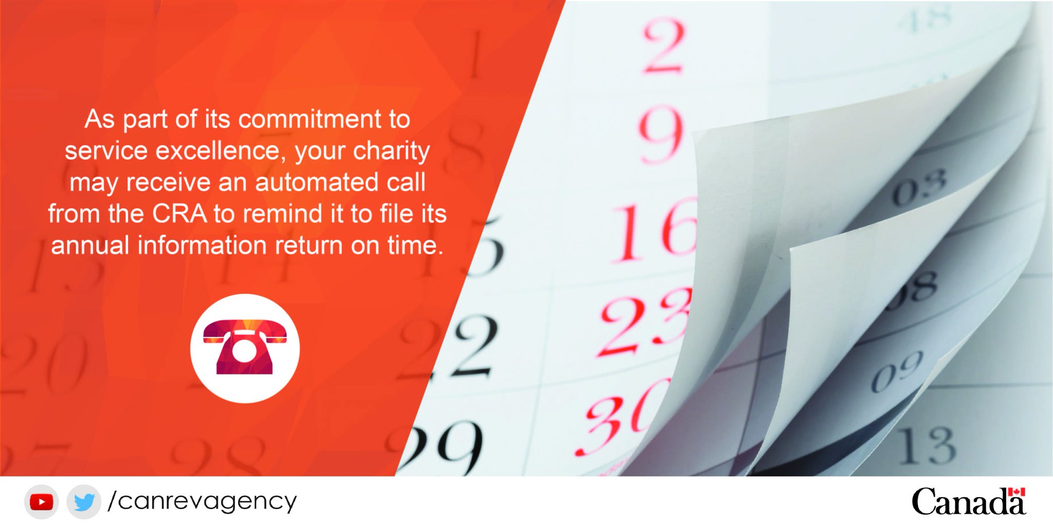 CRA to make automated calls to Canadian registered charities to file ...