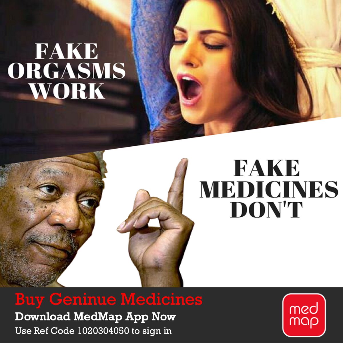 Medmap India on Twitter: ""SAY NO TO #FAKEMEDICINES" Buy #genuine #medicine on the MedMap app ...