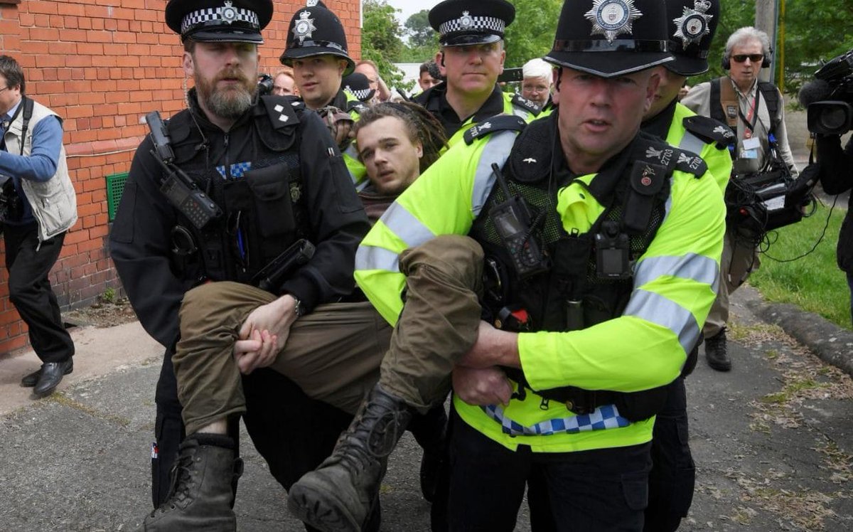 Protester arrested after reportedly shouting 'kill May' before Welsh ...