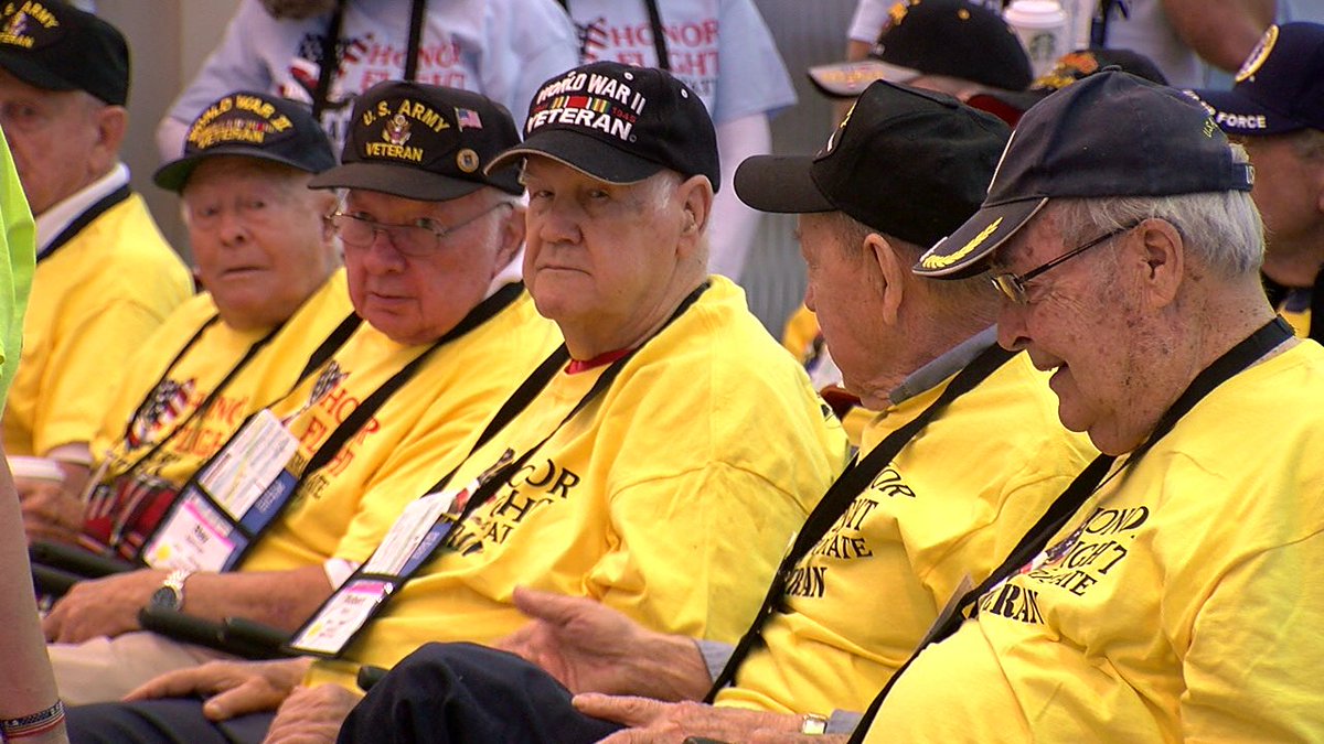 72 Tri-State veterans are visiting the war memorials in DC right now ...