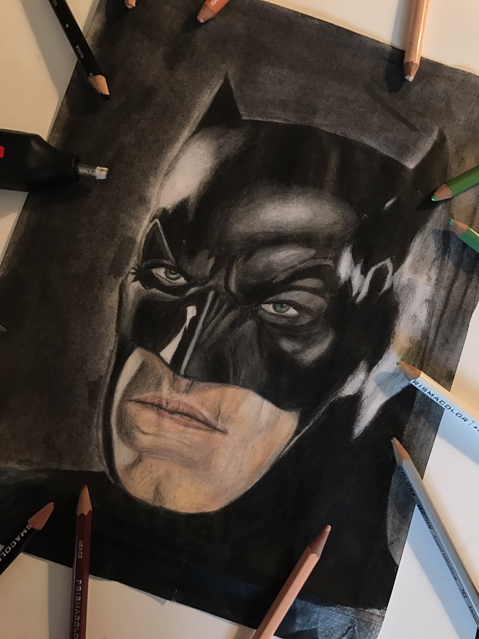 Batman Drawings In Pencil Color