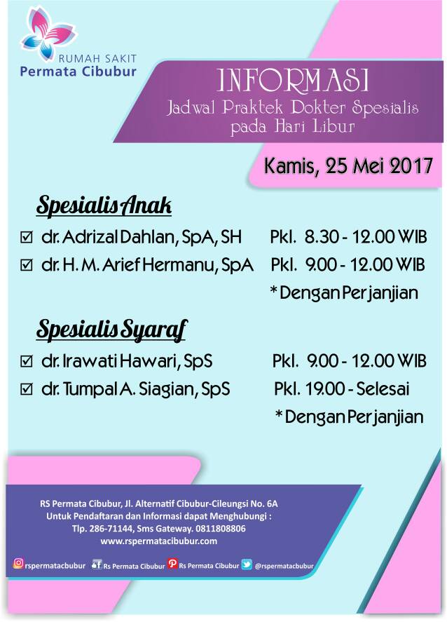 Jadwal Dokter Permata Cibubur - Homecare24 Jadwal Dokter Permata Cibubur - Homecare24