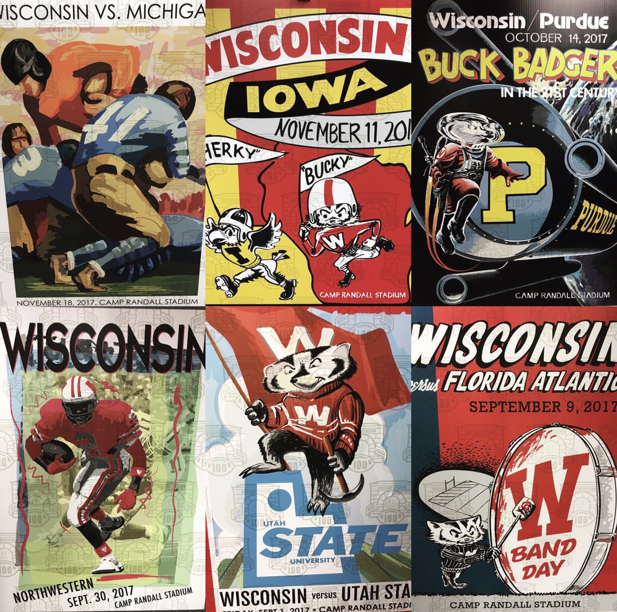 As a part of the celebration of Camp Randall's 100th season, the ...